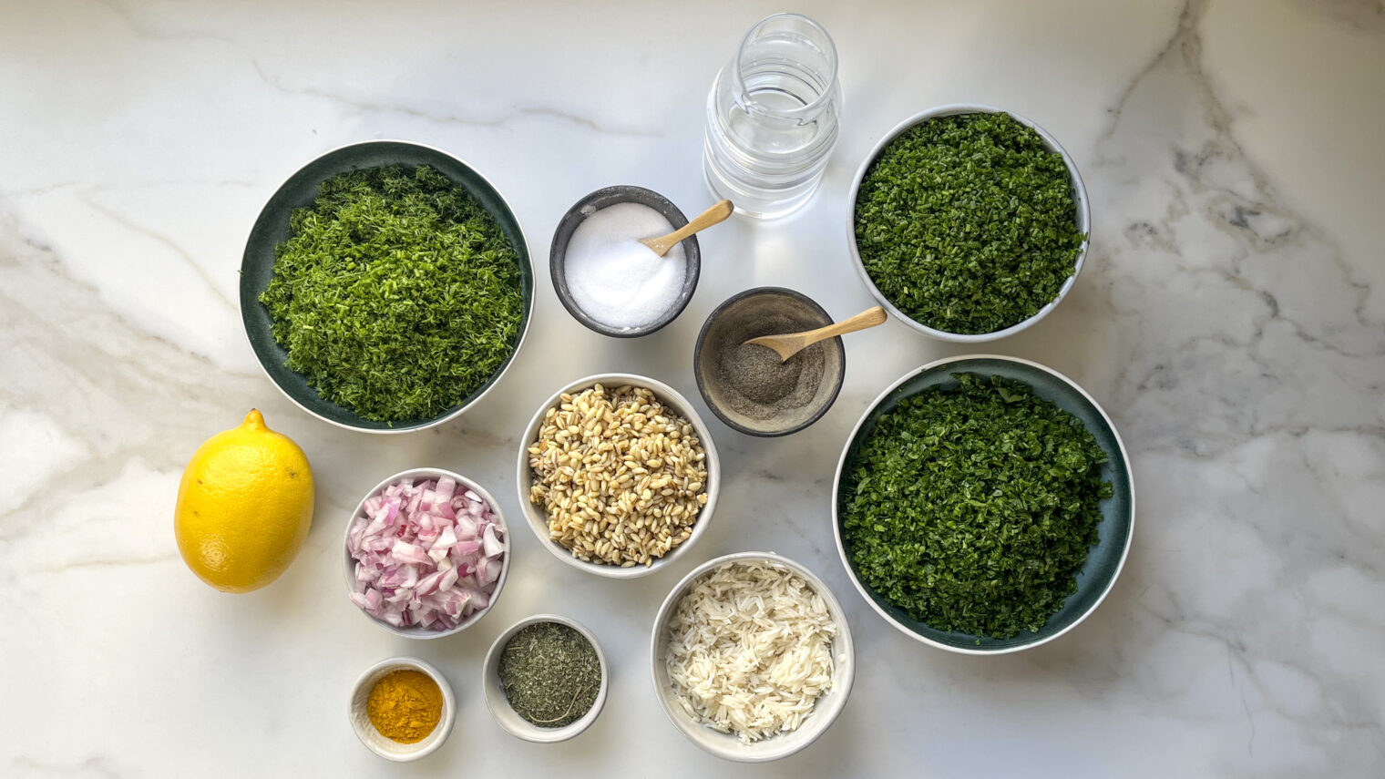 Ash-e-jo (Mixed Herb Soup with Barley) - Cooking with Zahra