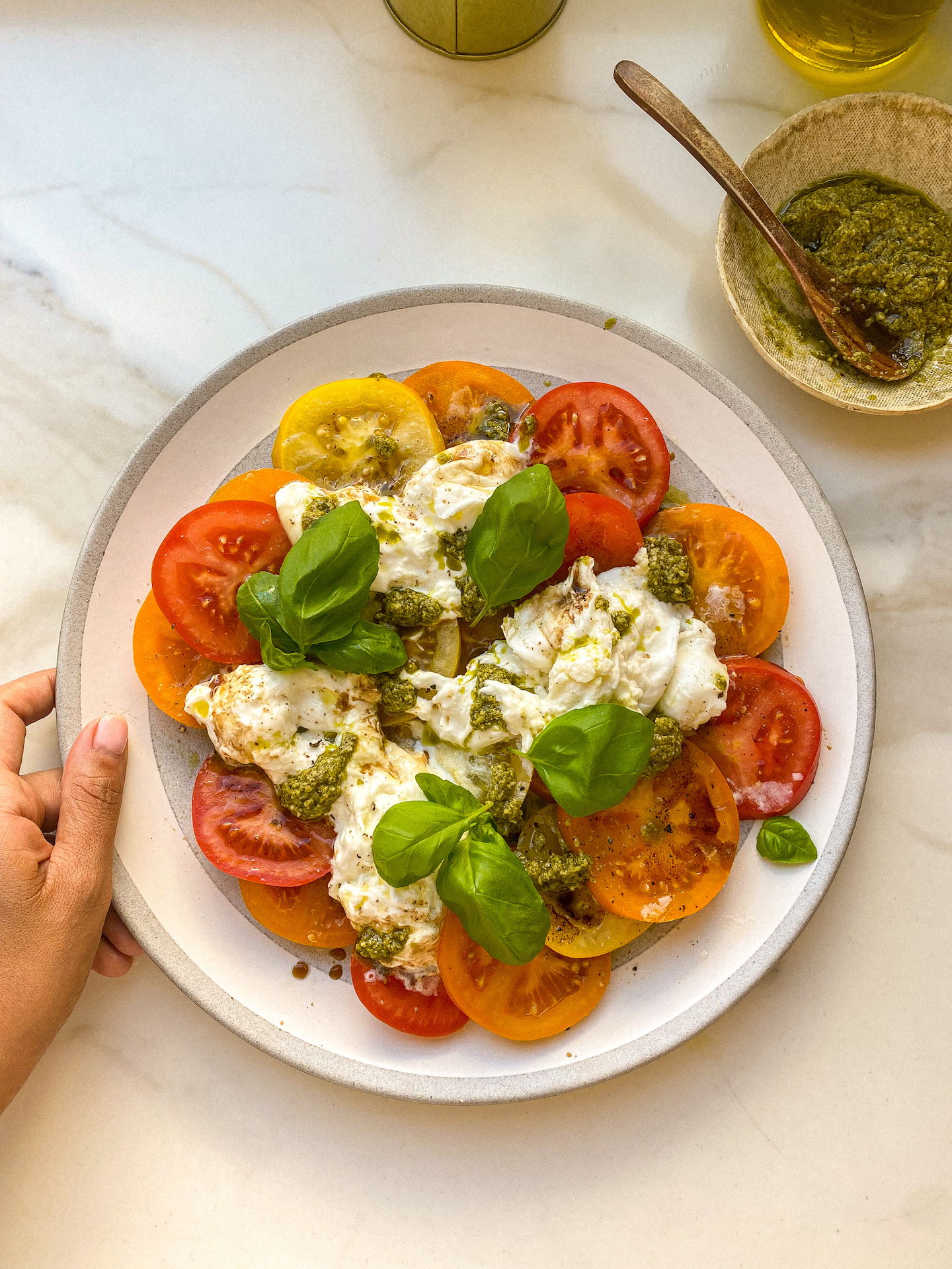 Tomato Buratta - Cooking with Zahra