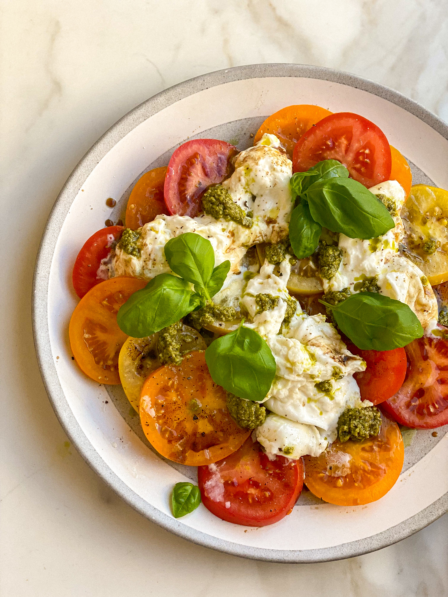 Tomato Buratta - Cooking with Zahra