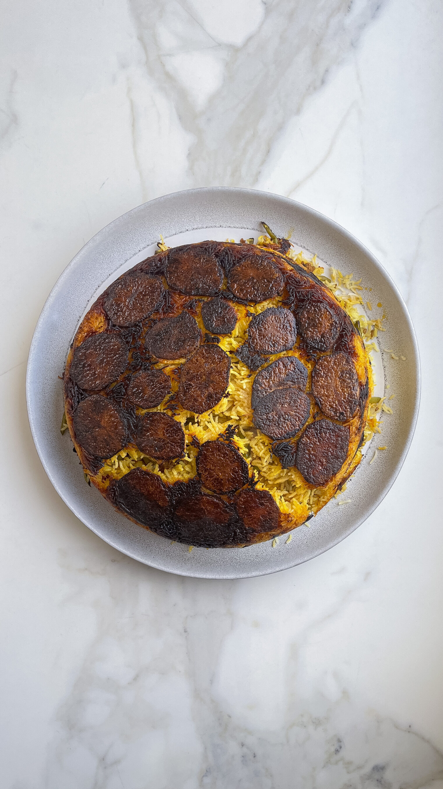 Loobia Polo (Persian Green Bean Rice) - Cooking with Zahra