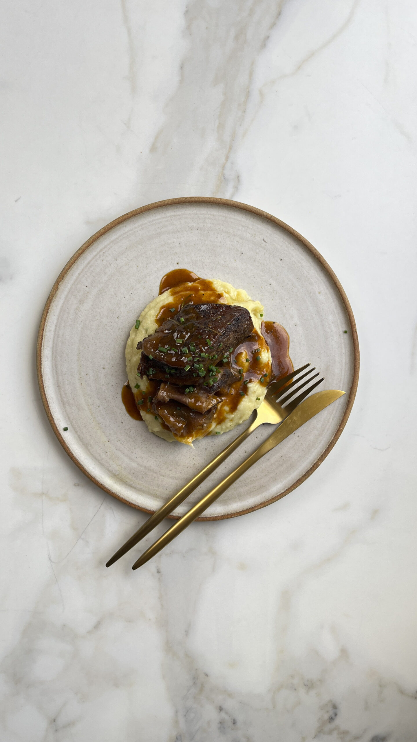 Braised Short Rib with Celeriac & Potato Puree: A Flavorful Delight ...