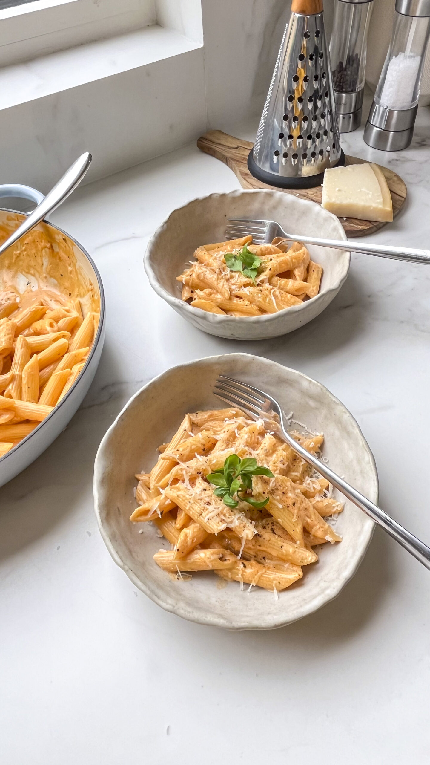 Simple and Delicious Pink Pasta - Cooking with Zahra