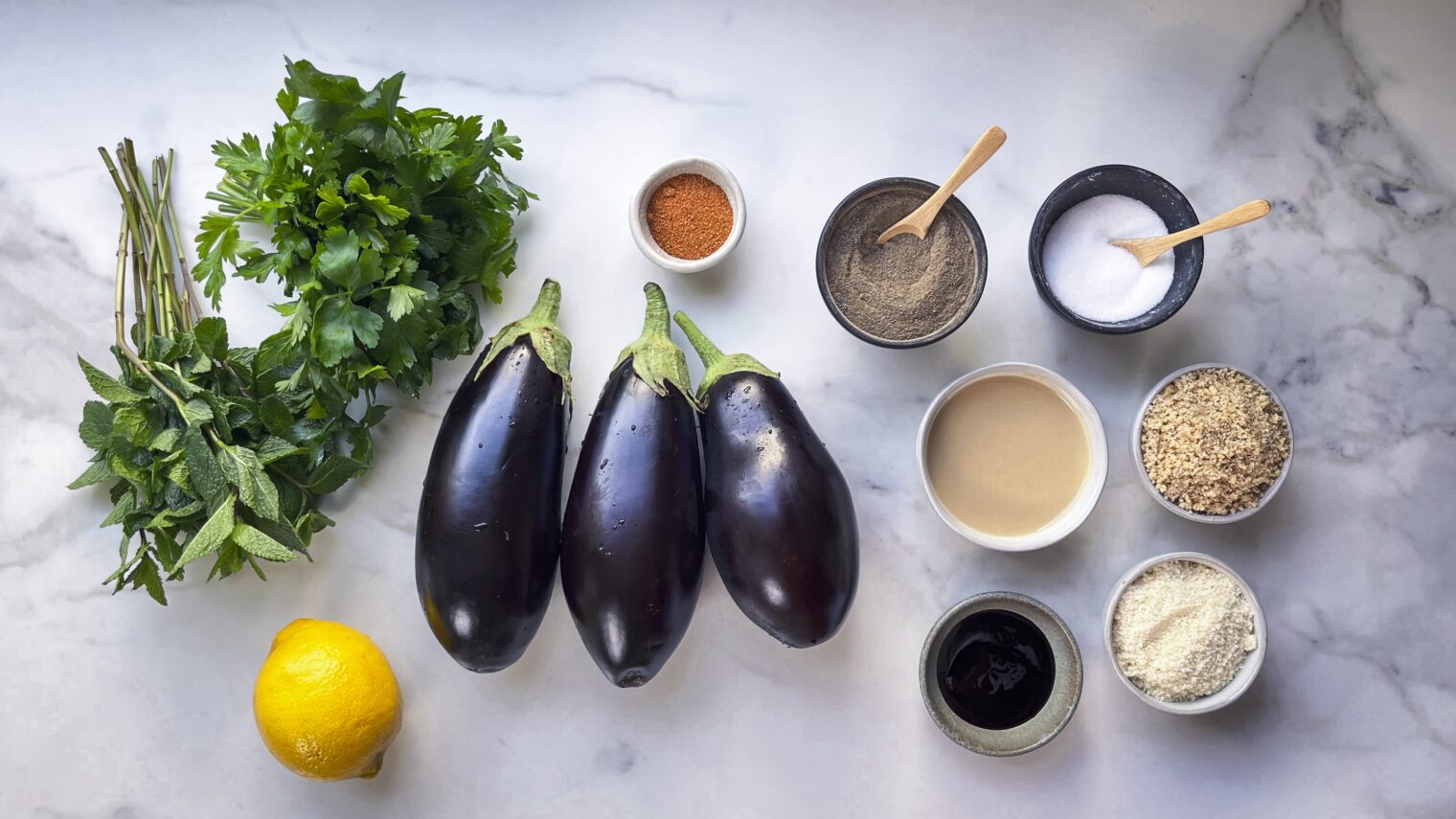 Simple Smoky Moutabal with Zahra's Kitchen Lamb Kibbeh - Cooking with Zahra