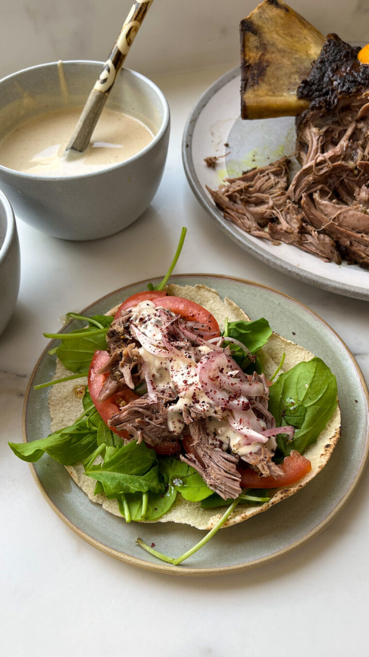 Tender and flavourful Pulled Lamb Wrap Recipe - Cooking with Zahra